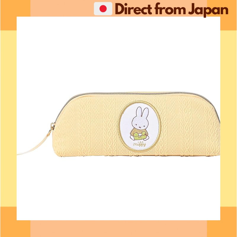 [Miffy] BSS Miffy Spring Knit Pencil Case EB358A Yellow [Japan Shipped ...