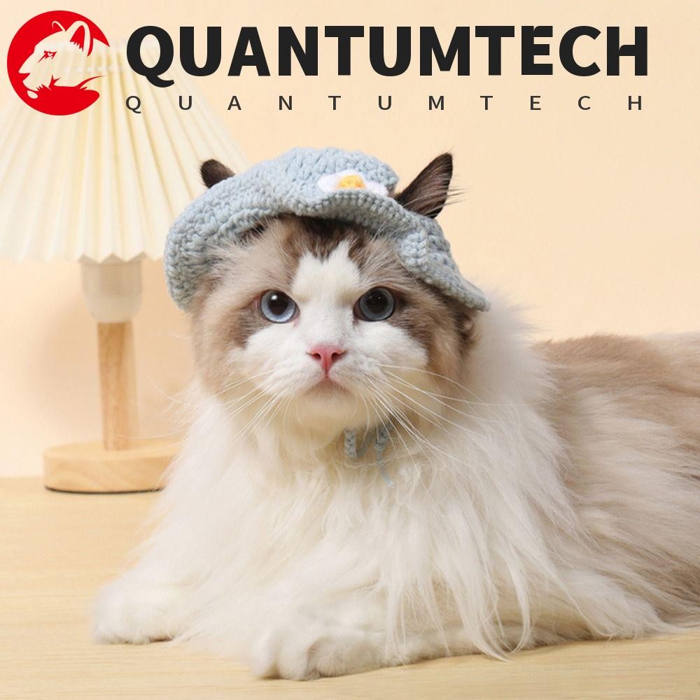 QUANTUMTECH หมวกแมวฤดูหนาว 2023 โครเชต์ Handmade หมวกกบอบอุ่น | Shopee Thailand