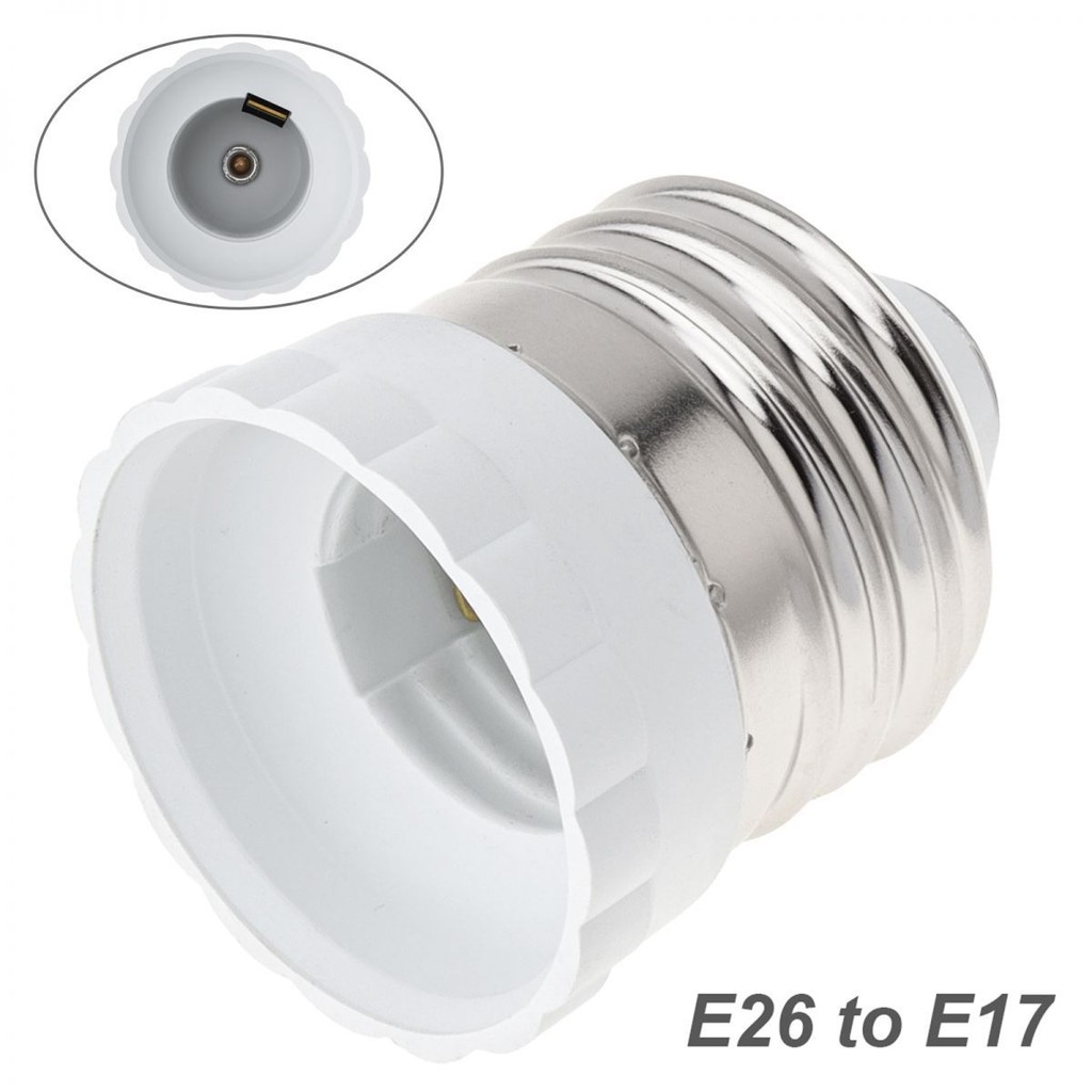 อะแดปเตอร์ซ็อกเก็ต E26 E27 ถึง E17 อะแดปเตอร์ซ็อกเก็ตหลอดไฟ E17 สกรูขนาดกลางมาตรฐานเป็นสกรูระดับ ...