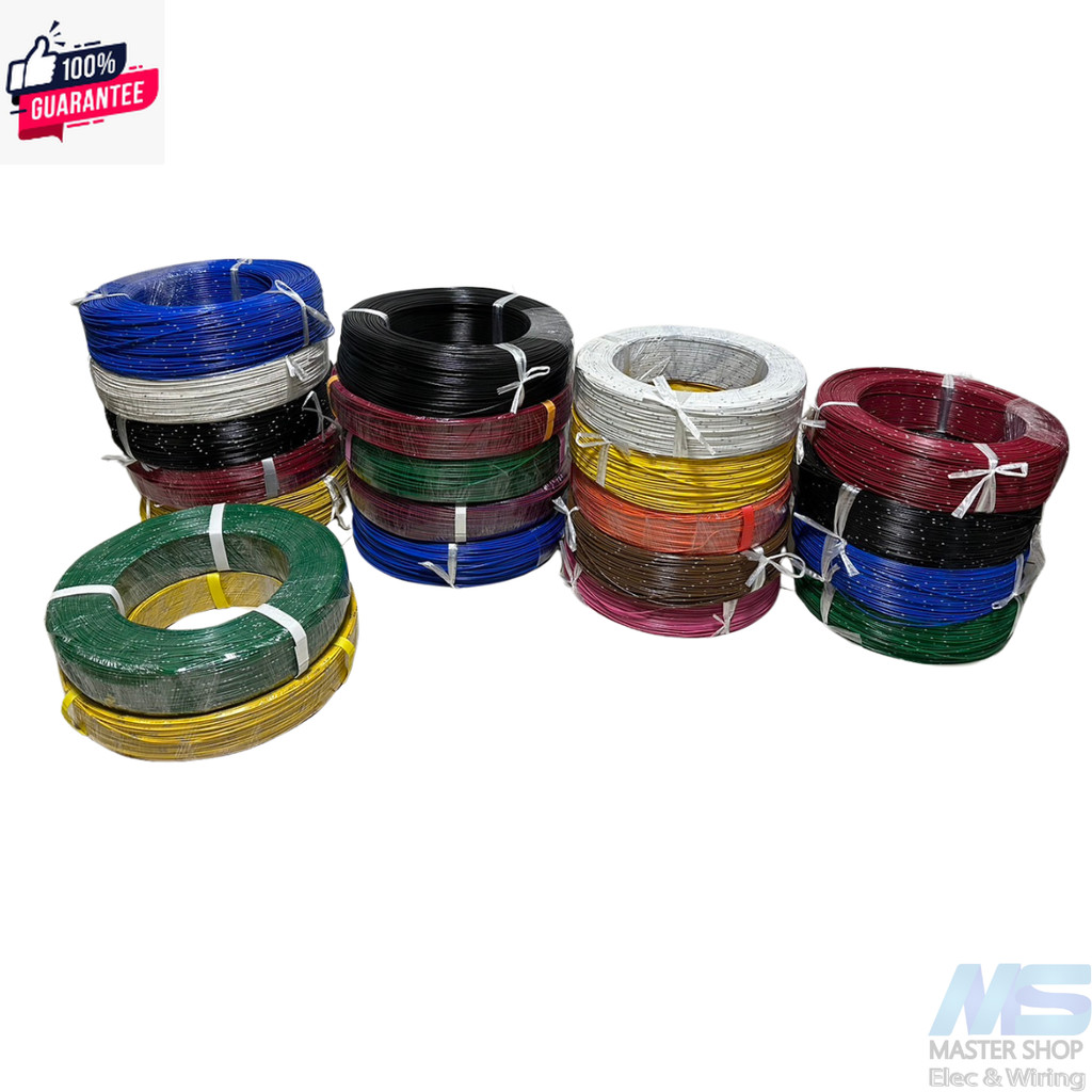 สายไฟรถยนต์ สายไฟ AVSS สายไฟตุ๊แกแท้ 0.5 - 1.25 sq.mm มาตรฐานเดียวกัโรงงานผลิตรถยนต์ | Shopee ...
