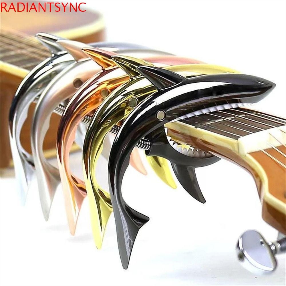 Radiantsync Shark Guitar Capo อุปกรณ์กีตาร์คุณภาพสูง Universal เครื่อง ...