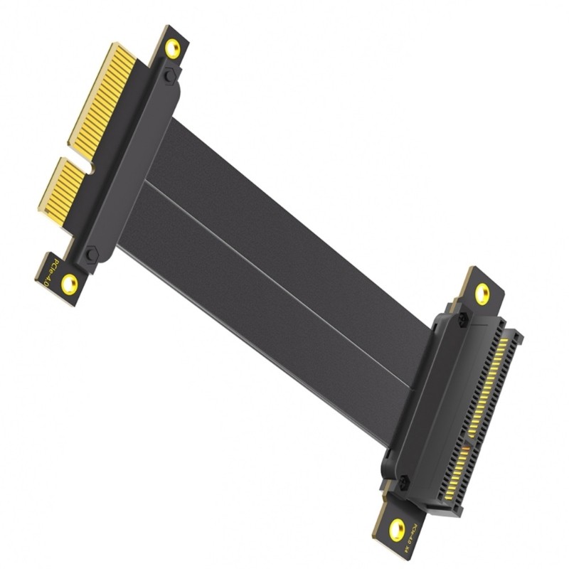 Bt PCIE4 0 4X สายไฟ 90 องศา 180 องศา PCIE Risers การ์ดสายเคเบิล | Shopee Thailand