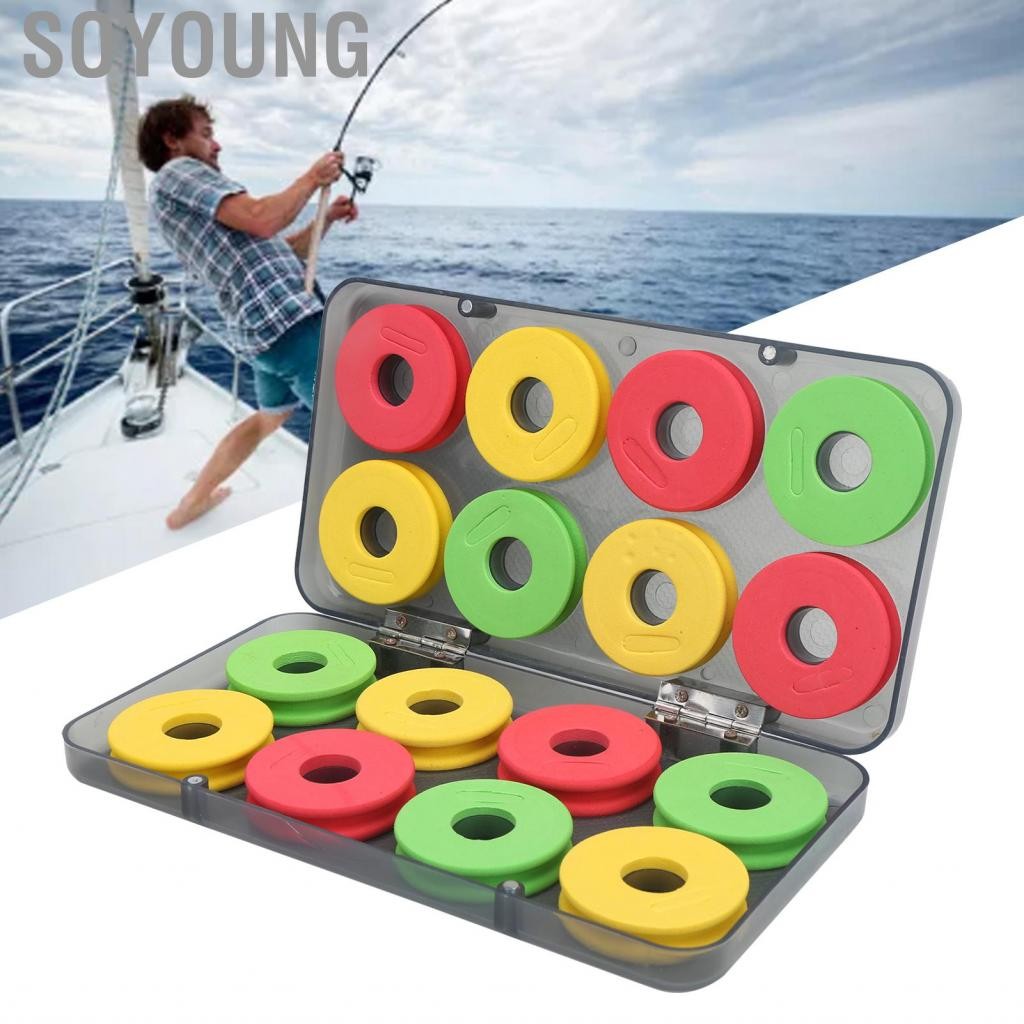 Soyoung 16pcs Fishing Line Storage โฟม Spools Winding Board เครื่องมือ ...