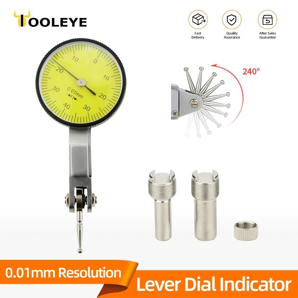 0-0.8 มม.LEVER Dial Indicator Gauge พร้อมวัด Probes Mechanical ...