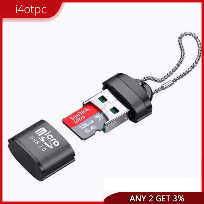 I4otpc Usb Micro Sd/tf Card Reader Usb 2.0 Hi-speed Mini Usb Adapter อุปกรณ์เสริมแล็ปท็อป ...