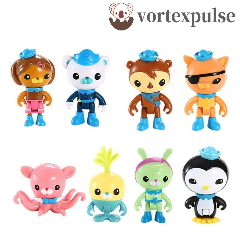 VORTEXPULSE Octonauts การ์ตูน Peso Dashi Barnacles 8 ชิ้น/ล็อต Tweak ...