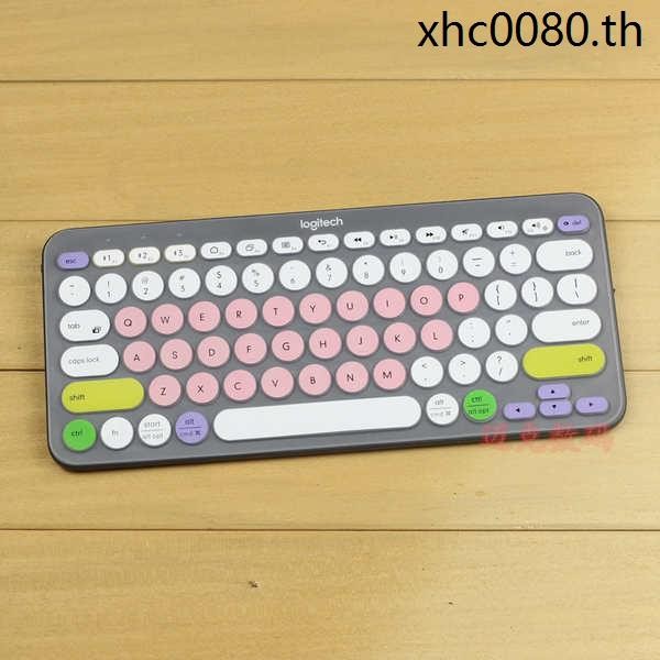 Logitech Dedicated K380 K480 K390 เดสก์ท็อปคีย์บอร์ดฟิล์มป้องกันโน้ตบุ๊คไร้สายบลูทูธสติกเกอร์ฝา ...