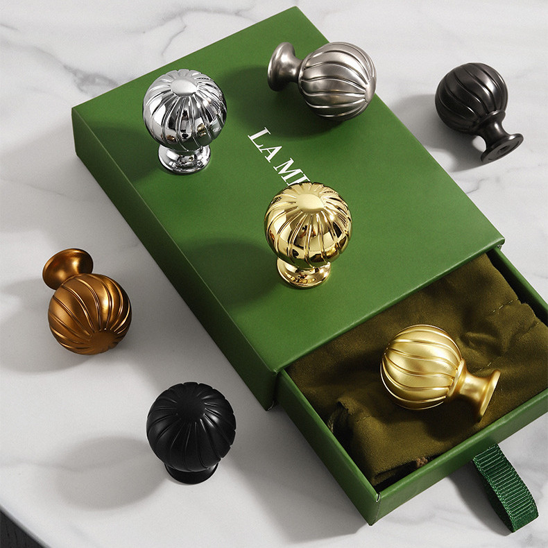 ใหม่ที่เรียบง่ายโลหะผสมสังกะสีหลุมเดียวคณะรัฐมนตรีลูกบิดรอบบอลลิ้นชัก ...