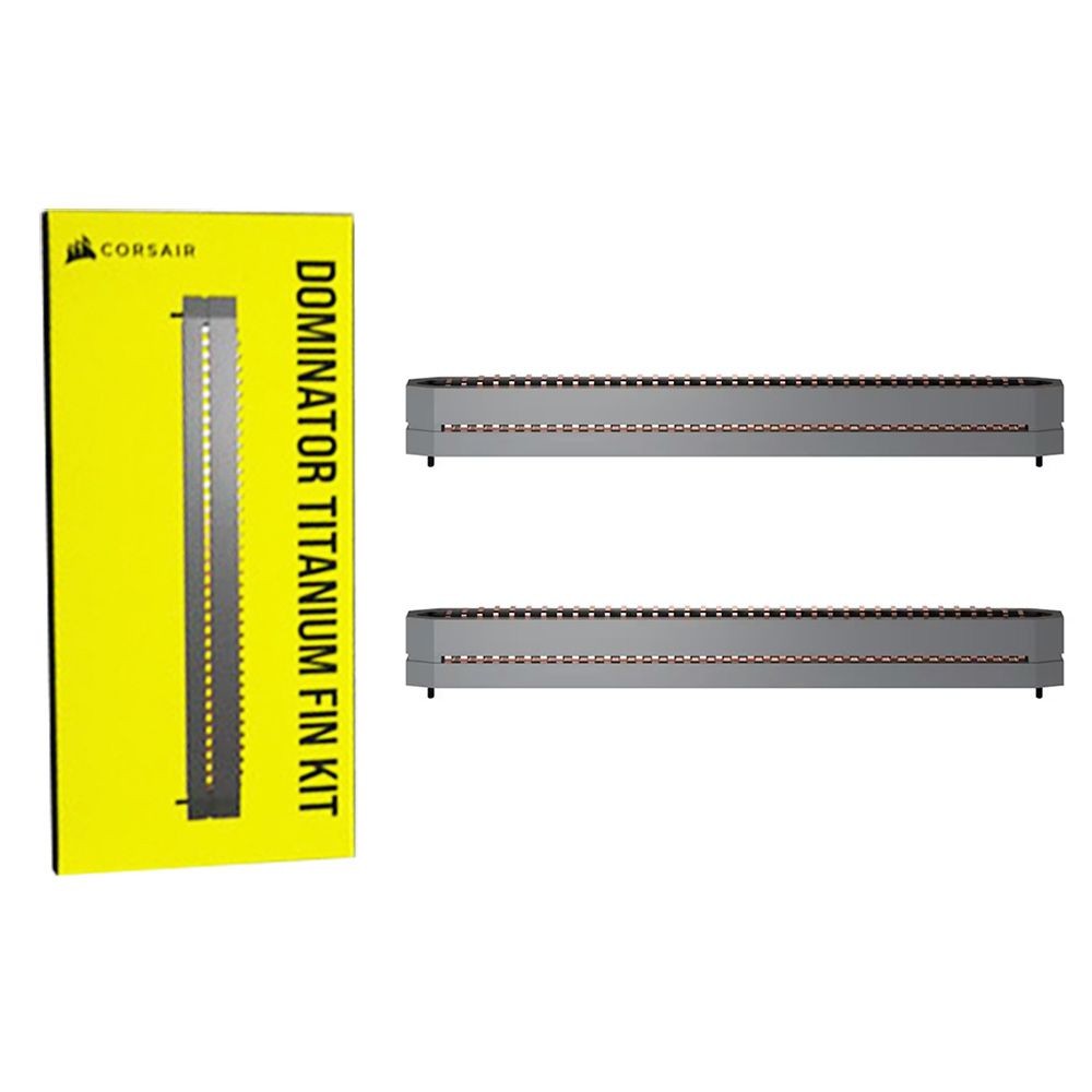 Corsair DOMINATOR TITANIUM Fin Accessory Kit (2x) - Cool Gray ...