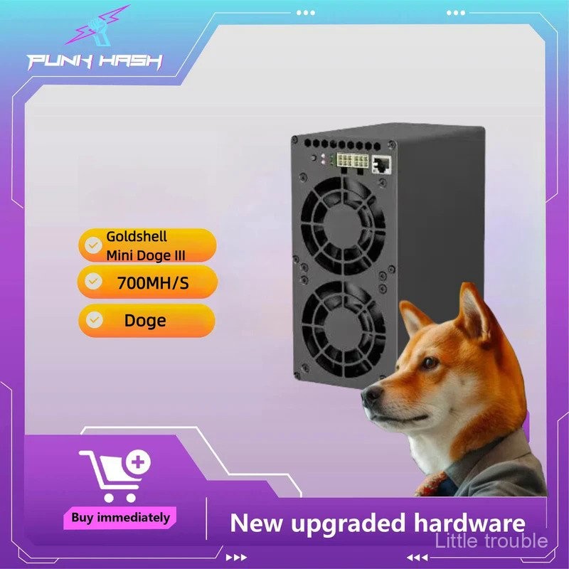 ใหม่ dogecoin Miner goldshell MINI Doge III 700MH/S Doge เหรียญ ASIC ...