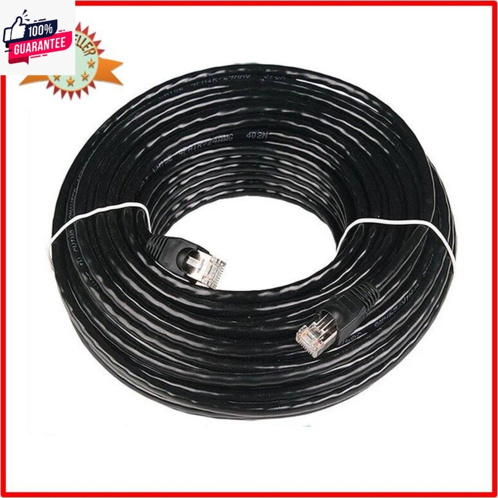 Lan Cable Cat6 Outdoor 40 M สายแลนภายนอก และภายในอาคาร ยาว 40 เมตร ...