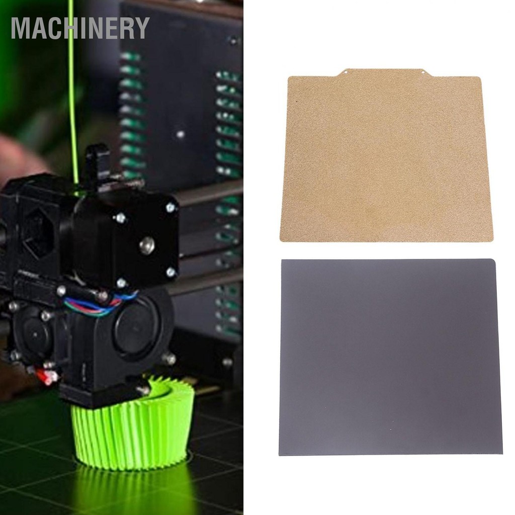Machinery 3D Printer Build Plate 330x330mm Double Sided Flexible PEI ...