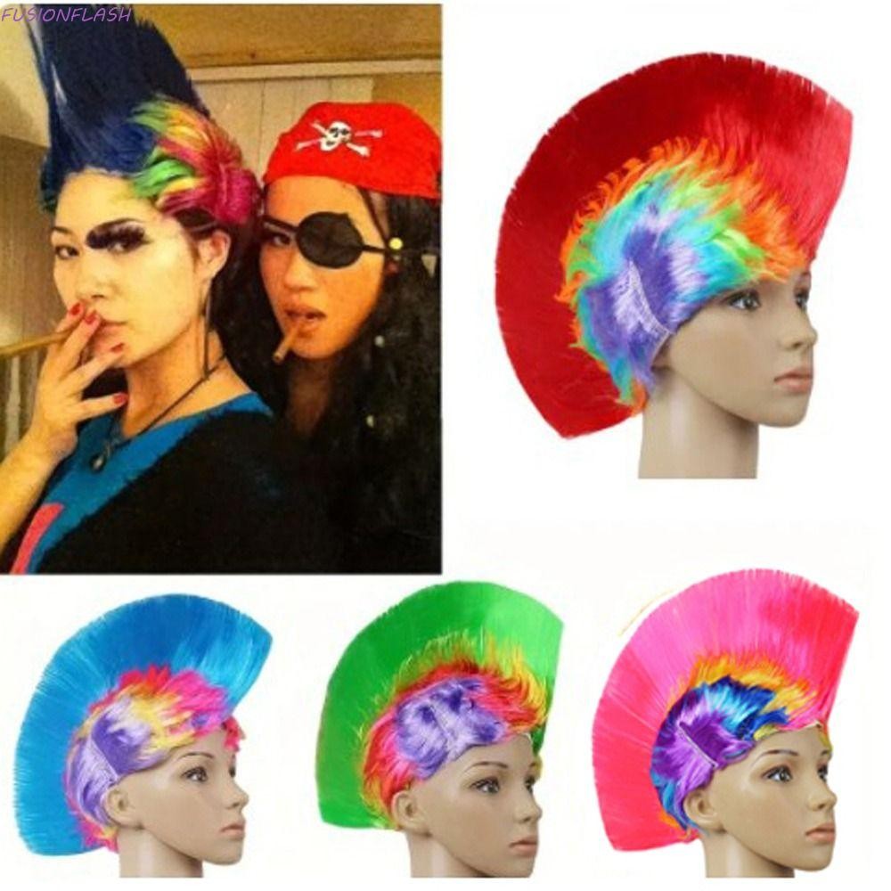 Fusionflash ตลกหงอนไก่, วิกผม Mohawk ธรรมชาติที่มองไม่เห็น, สี Disco ...