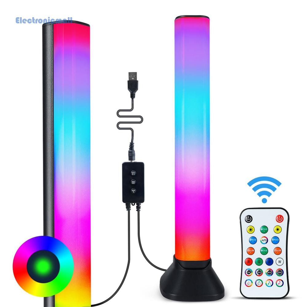 Rgb LED Pickup Strip Light 2 ชุดเพลงบรรยากาศโคมไฟบาร์สําหรับข้างเตียง ...