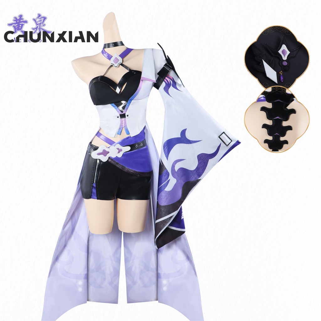 Acheron คอสเพลย์เกม Honkai Star Rail Acheron สไตล์ใหม่เครื่องแต่งกายคอ ...