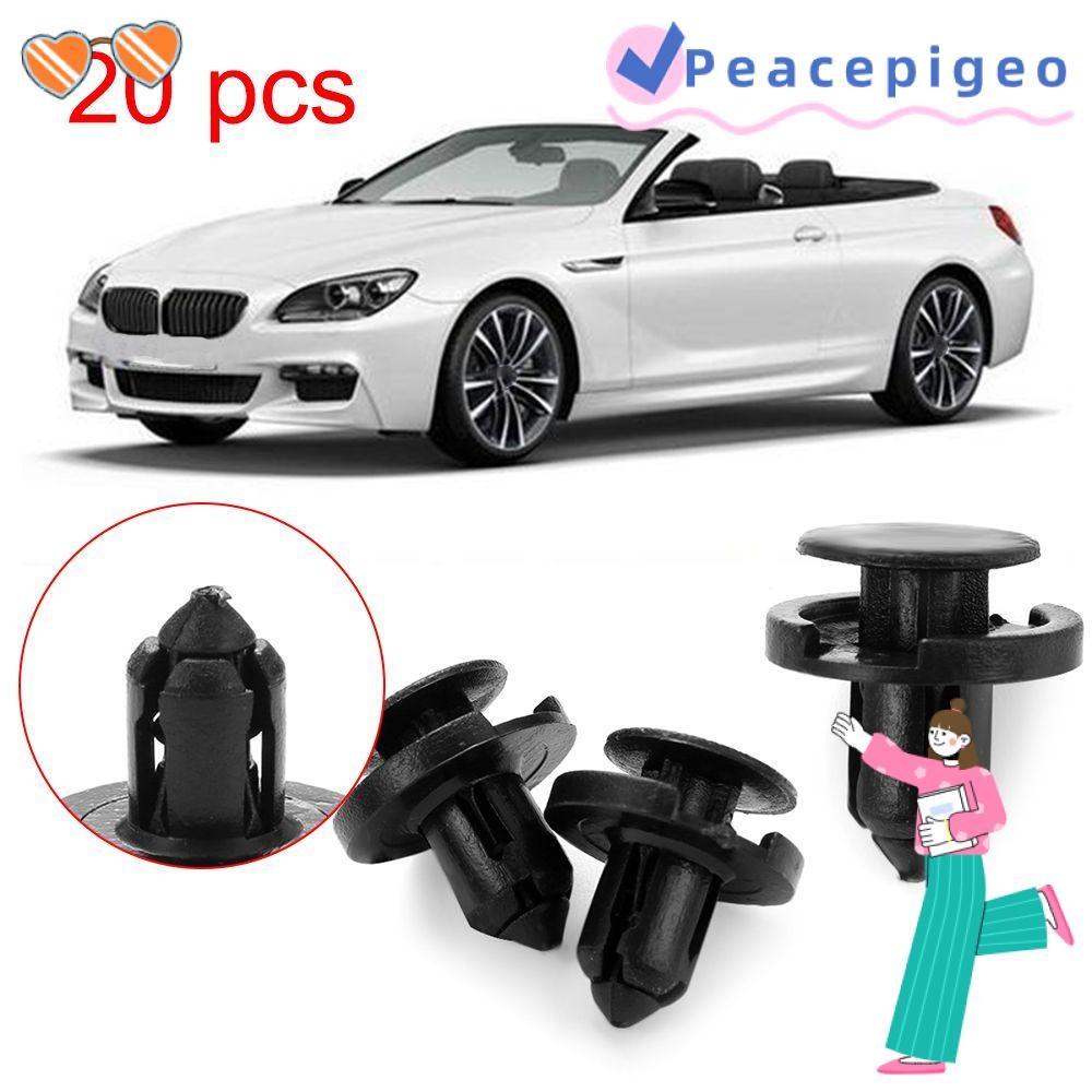 PEACEPIGEO 20 ชิ้น Fastener พลาสติก 8 มิลลิเมตร 10 มิลลิเมตรหลุมกันชน Push Pin | Shopee Thailand