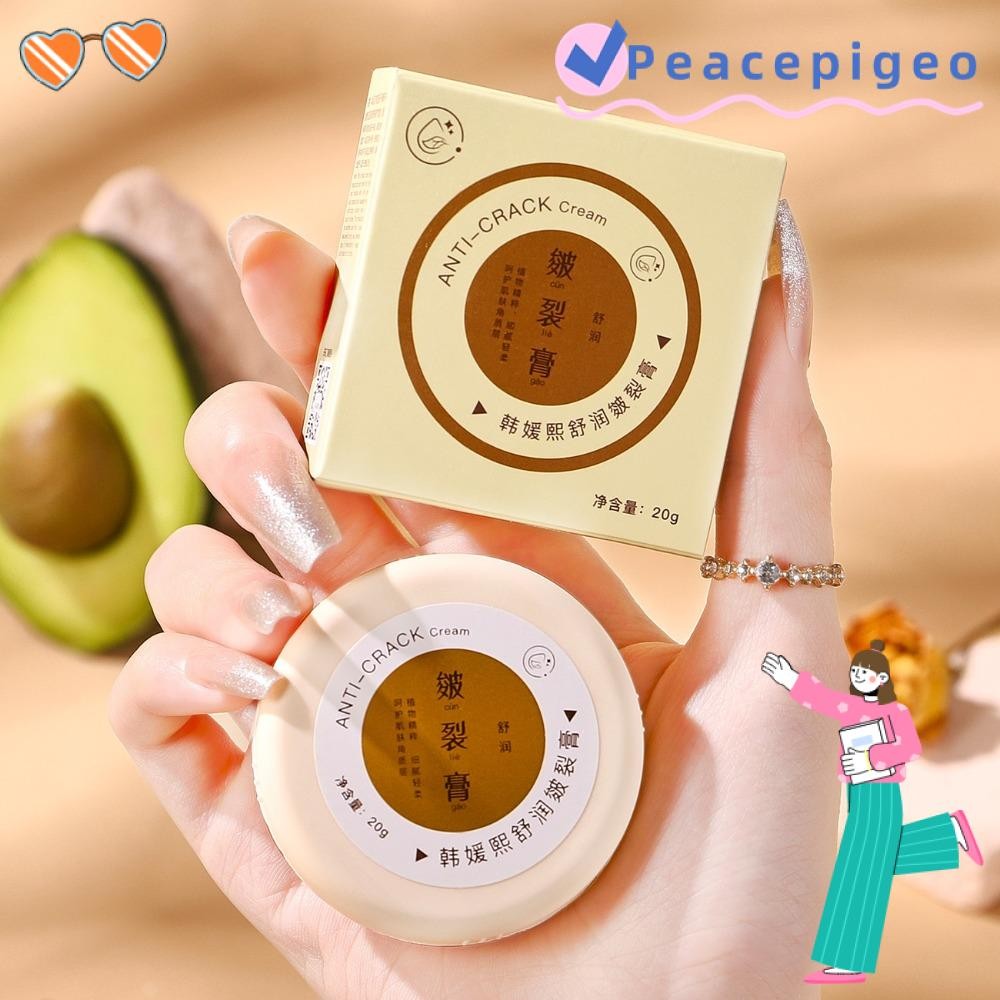 PEACEPIGEO ครีมเคาะมือและเท้า, ครีมซ่อมแซมส้นเท้าอ่อนที่ให้ความชุ่มชื้น, ครีมกําจัดผิวที่ตายแล้ว ...