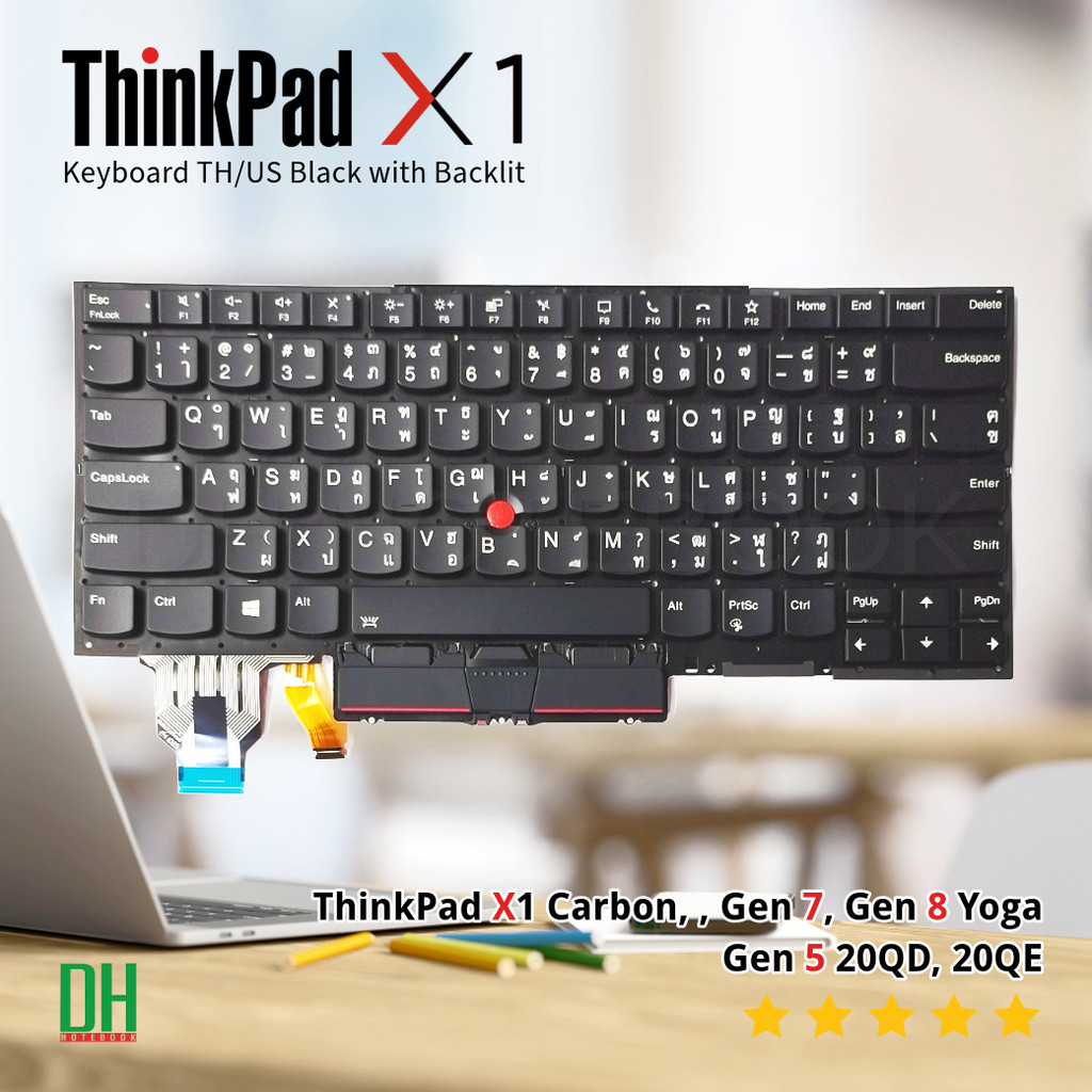 คีย์บอร์ด LENOVO ThinkPad X1 Carbon Gen 7 (20QD, 20QE, 20R1), X1 Carbon ...