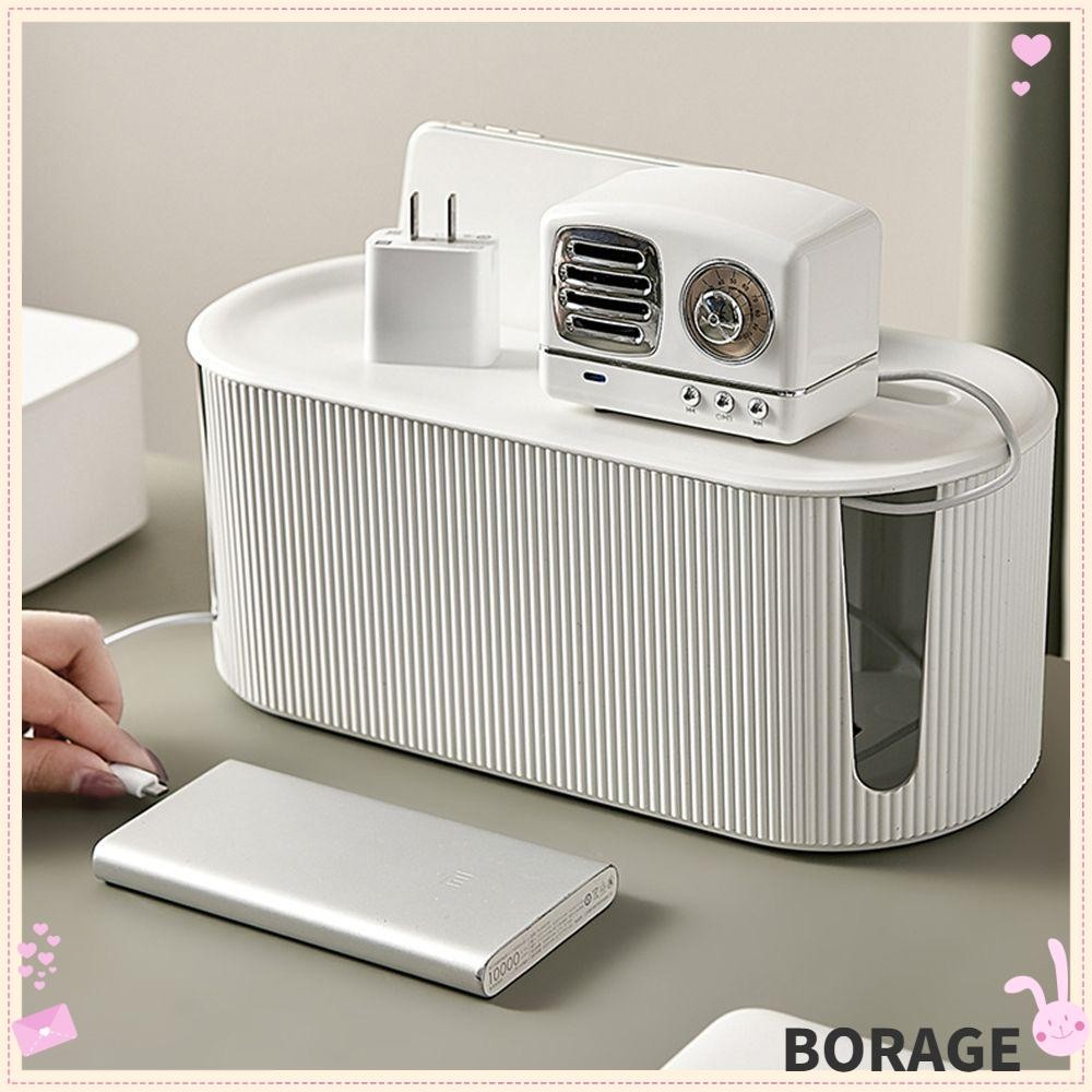 BORAG กล่องม้วนเก็บลวด กล่องเก็บซ็อกเก็ต กล่องตกแต่ง ที่เก็บของมัลติฟั ...