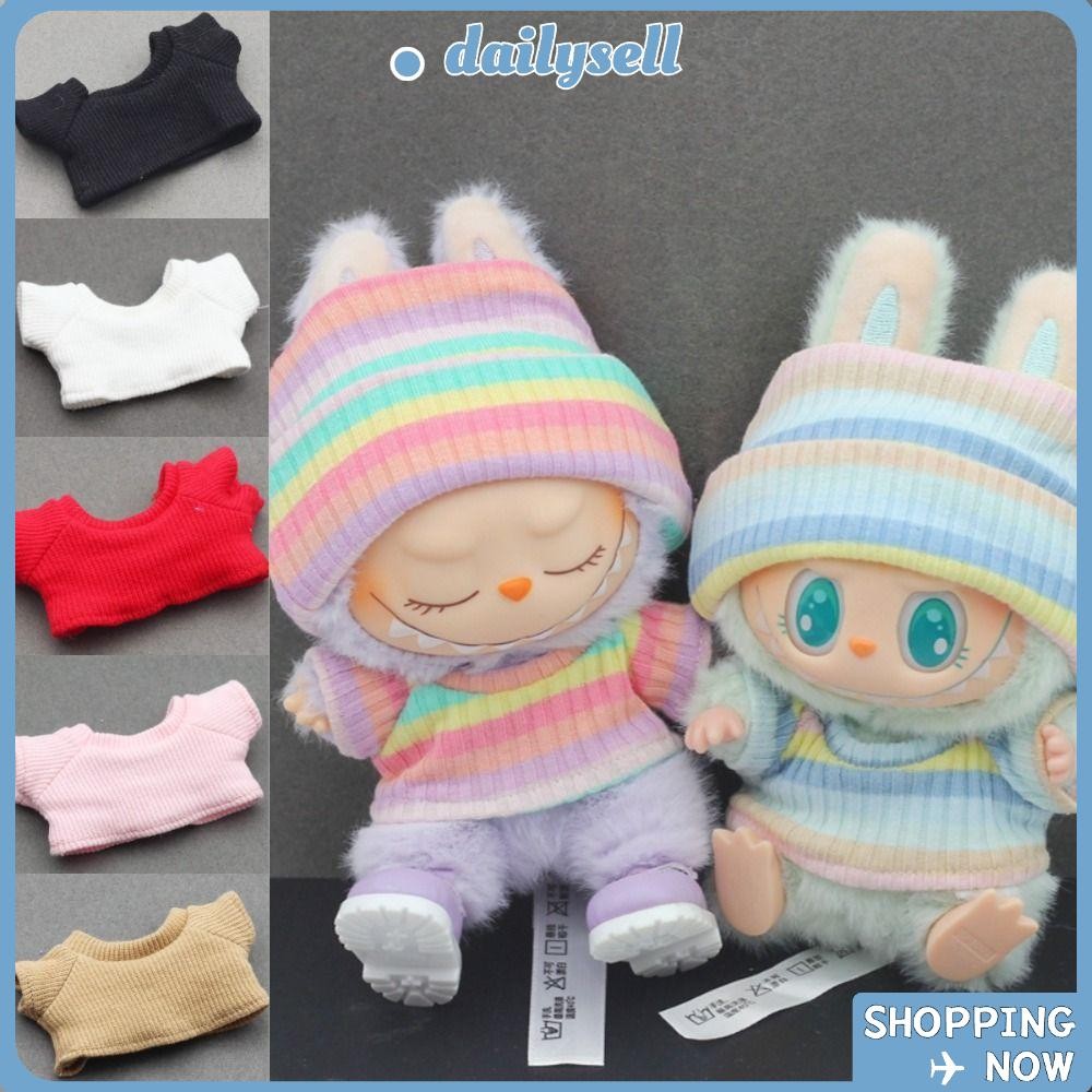 DAILY 17cm Labubu Jacket, 17cm Labubu Dollhouse Dolls T-Short, หลายรูป ...