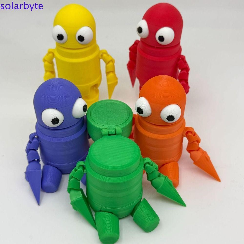 SOLARBYTE REPO หุ่นยนต์ของเล่น, Joint Movable 3D พิมพ์ REPO ตัวเลขตุ๊กตา, ตกแต่งห้องการ์ตูน Pvc ...