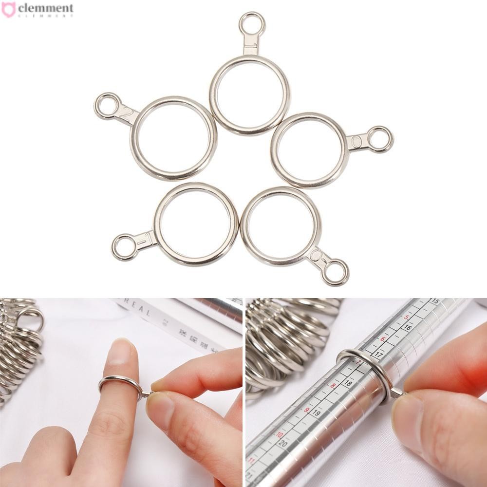 CLEMMENT Finger Ring Sizer Gauge Professional วัดแหวน Sizer เครื่องมือ ...