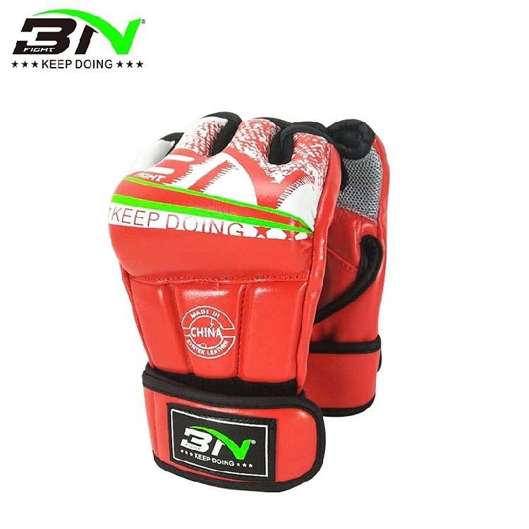 New Sports Boxing Glove Half Finger Boxing Glove Sanda Fighting UFC ...
