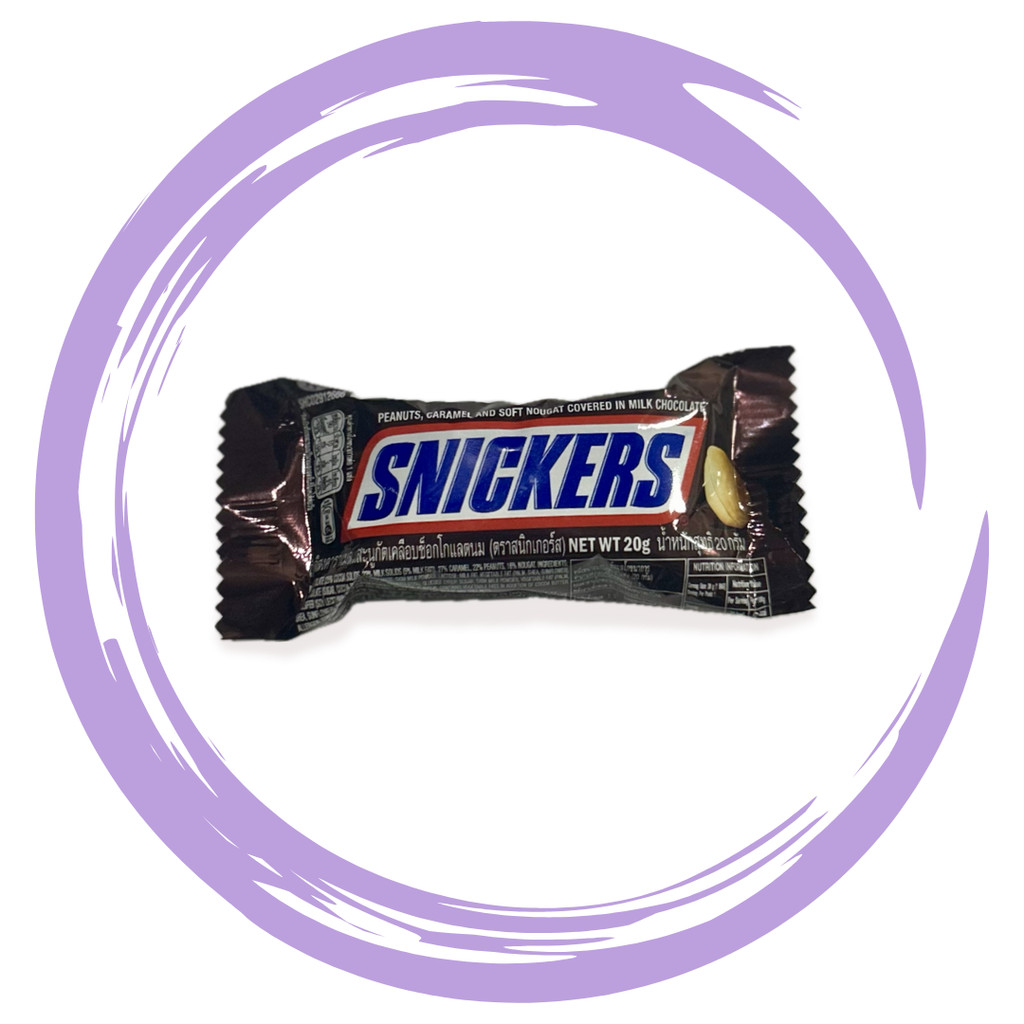 Snickers สนิกเกอร์ส ถั่วลิสง คาราเมล และ นูกัต เคลือบ ช็อกโกแลต นม ...