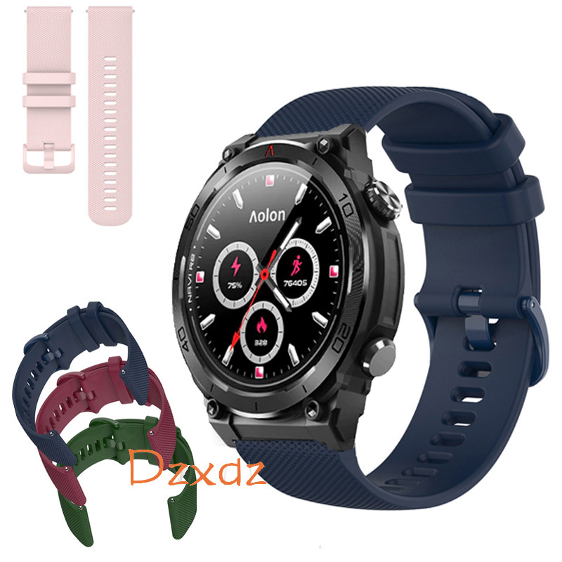 สายรัดซิลิโคนอ่อนนุ่มสําหรับ Aolon Navi R2 R3 สายนาฬิกาอัจฉริยะ เปลี่ยน ...