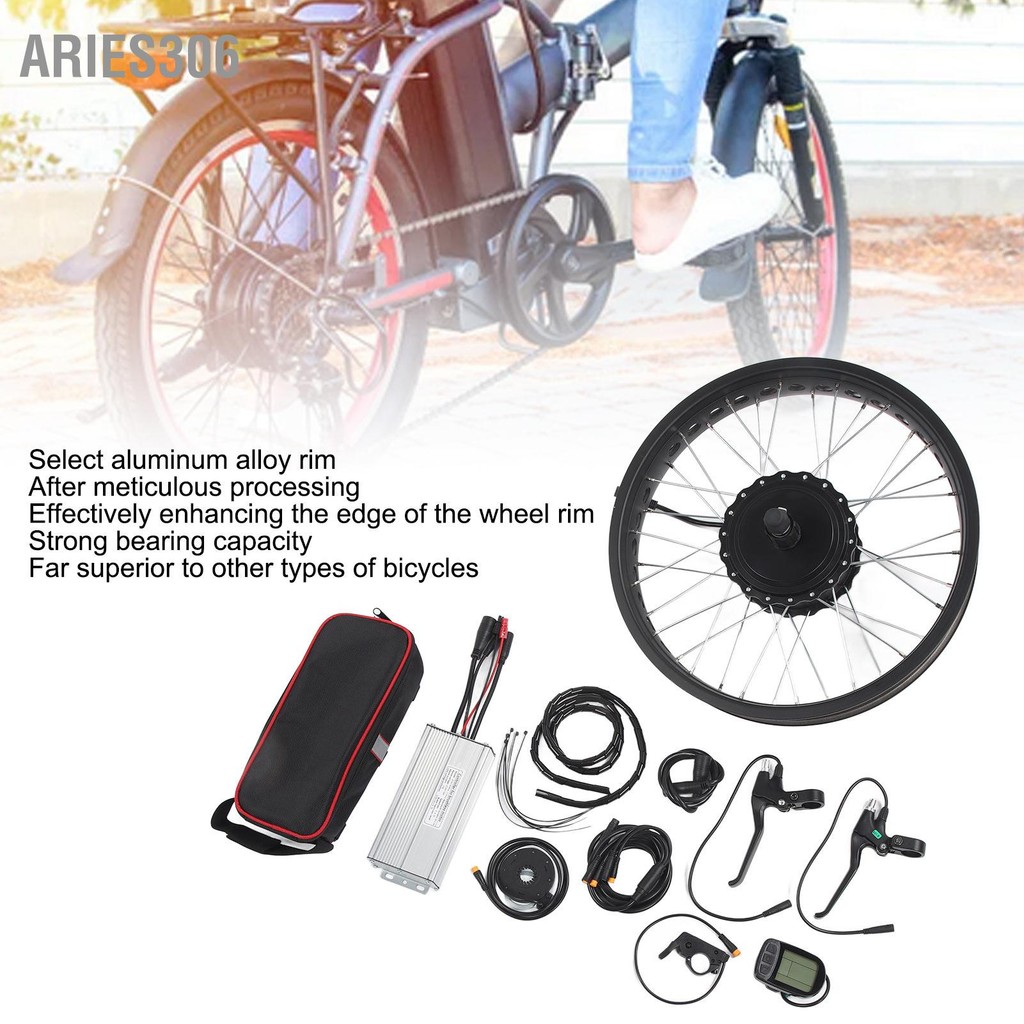 Aries306 20 Inch Snowmobile Lithium Battery Modification 48V 750W Rear ...