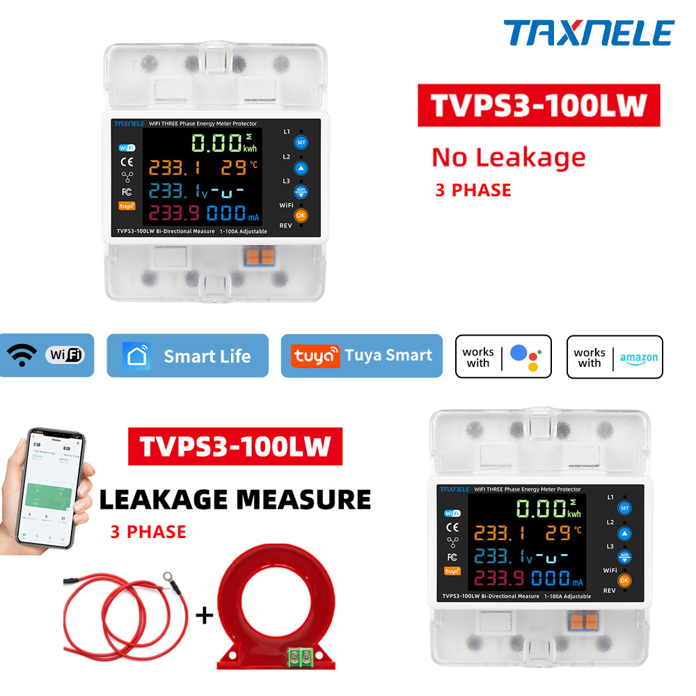 3 เฟส TUYA WiFi Smart Circuit Breaker 380V ปรับแรงดันไฟฟ้าป้องกันการ ... 3 เฟส TUYA WiFi Smart Circuit Breaker 380V ปรับแรงดันไฟฟ้าป้องกันการ ...