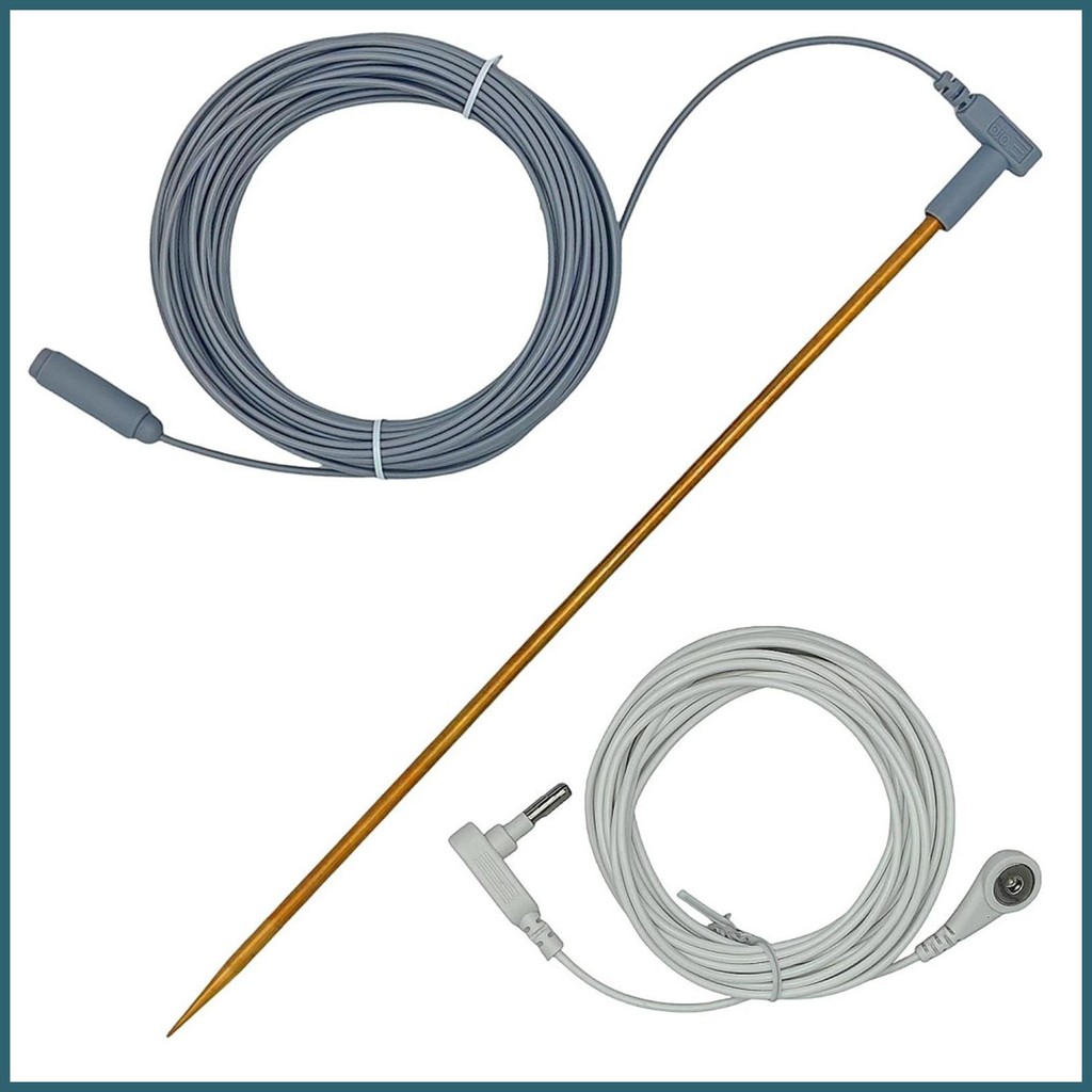 Grounding Rod Kit 40Ft หญิง Ground Cord Earth ผลิตภัณฑ์ที่เชื่อมต่อ ...