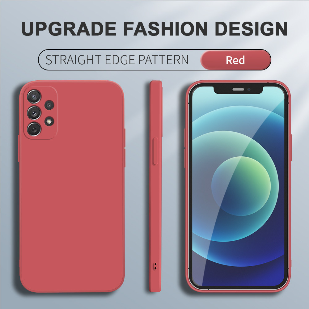 สําหรับ Samsung Galaxy A73 A53 A33 A23 A13 A42 A32 A22 5G A54 ซิลิโคนเหลวแบบนุ่มฝาครอบยางกัน ...