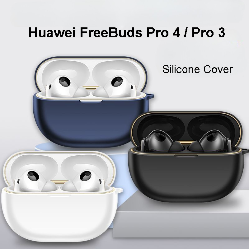 เคสหูฟังสําหรับ Huawei FreeBuds Pro 4 / Pro 3, ฝาครอบหูฟังซิลิโคนเหลว ...