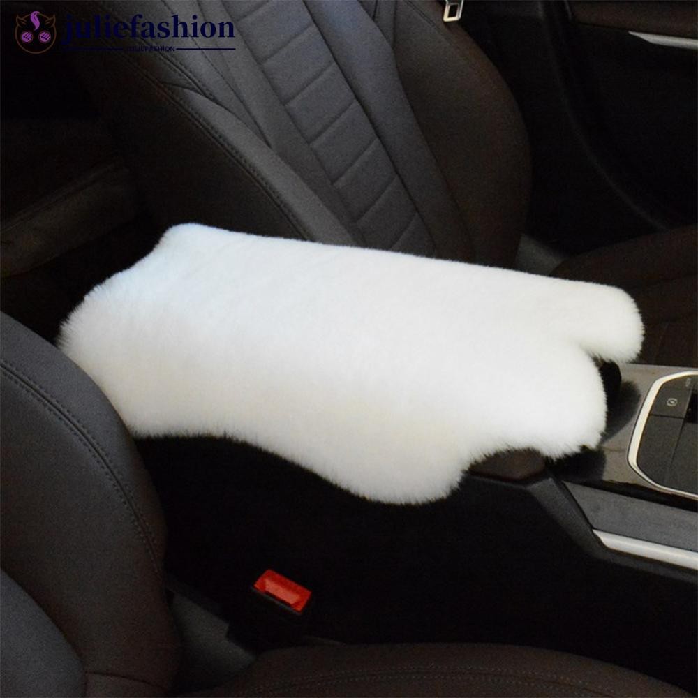Juliefashion Plush Cushion Car Armrest คอนโซล Auto Central Armrest ...