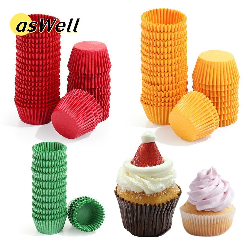 ASWELL 500/1000PCS ช็อกโกแลตกระดาษ Home & Kitchen Baking ถ้วยเค้ก Liner ...