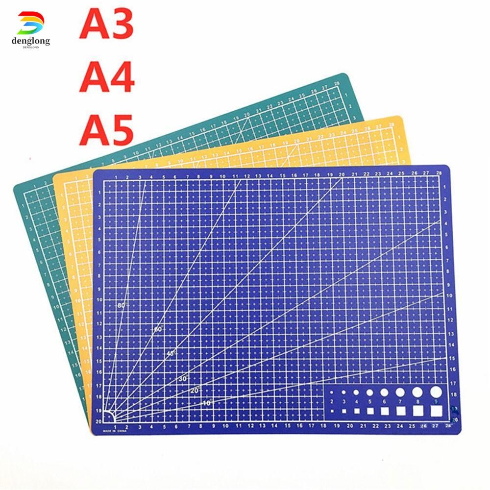 DENGLONG ตัดเสื่อ,หนังหัตถกรรมเครื่องมือแกะสลักคณะกรรมการตัด,คู่มือ Patchwork เย็บ PVC A3 A4 A5 ...