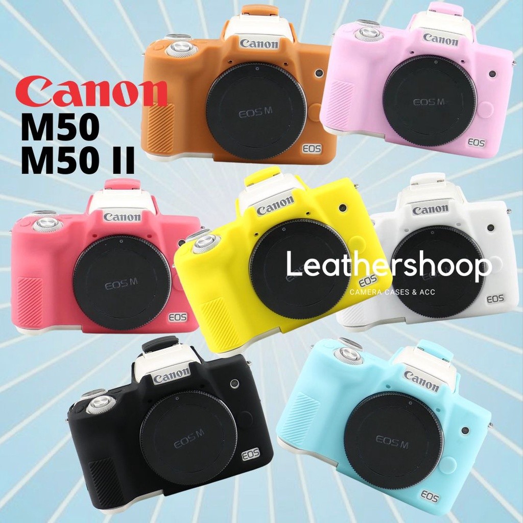 ใหม่!! Canon EOS M50 และ M50 Mark II Rubber Soft case VG-35 case ...