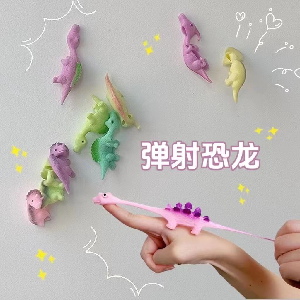 Finger Catapult ไดโนเสาร์ Stick Wall ตุรกี Slingshot Decompression ...