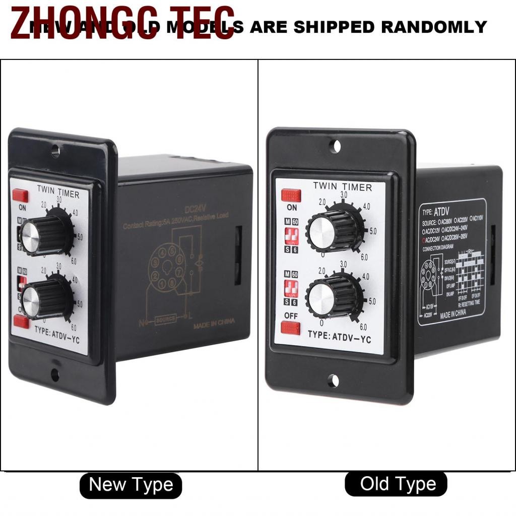 Zhongc Tec ATDV-YY Twin Timer Timer On OFF CONTROLD SWITCH DUTPROFFOUL ...