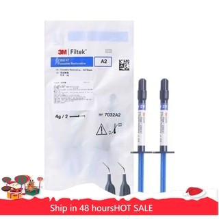 2g * 2 ชิ้น 3M วัสดุทันตกรรม 3M Z350XT ของเหลวเรซิ่น 3M Z350XT ของเหลวเรซิ่น UV Curing Flow เร ...
