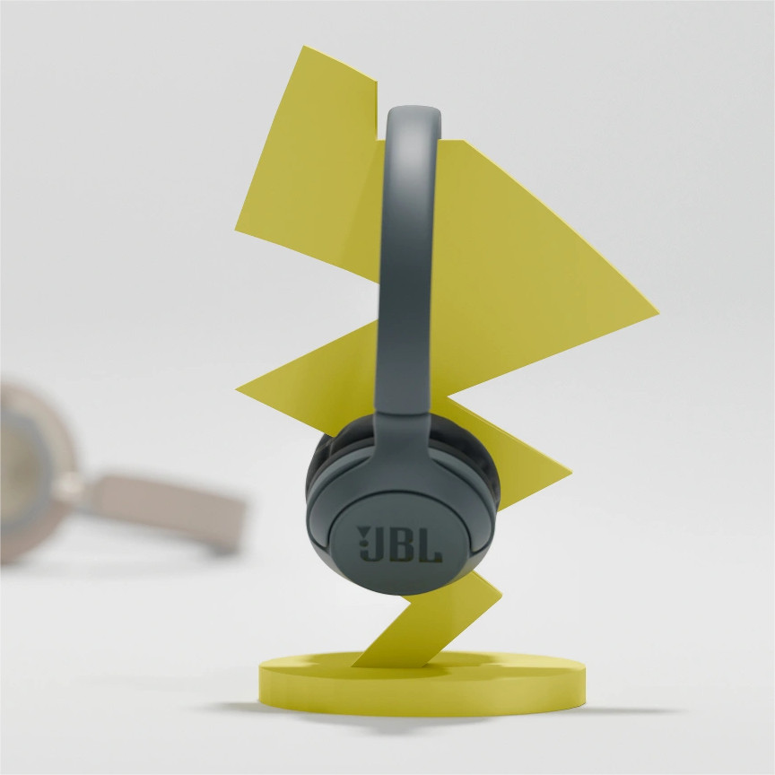 Pokémon Lightning Pikachu Tail Shape ขาตั้งชุดหูฟังที่แขวนชุดหูฟัง ...