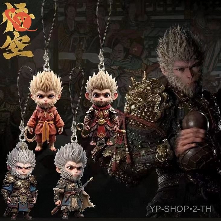 จี้รถจี้ตกแต่งรถแบน2D อะคริลิคตำนาน Wukong โทเท็มจี้ใช้สำหรับตกแต่งต้น ...