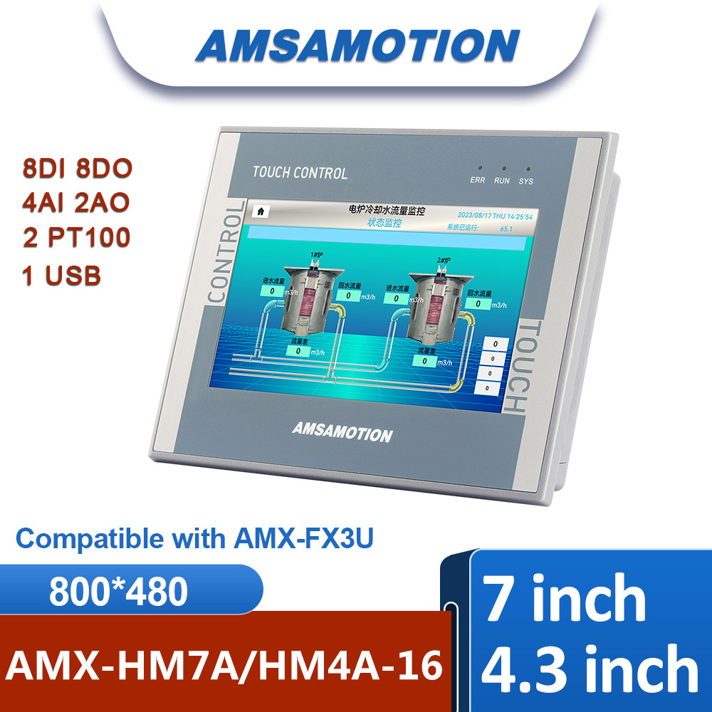 All-in-one เครื่อง 7 4.3 นิ้ว HMI + PLC AMX-FX3U Controller Ethernet ... All-in-one เครื่อง 7 4.3 นิ้ว HMI + PLC AMX-FX3U Controller Ethernet ...