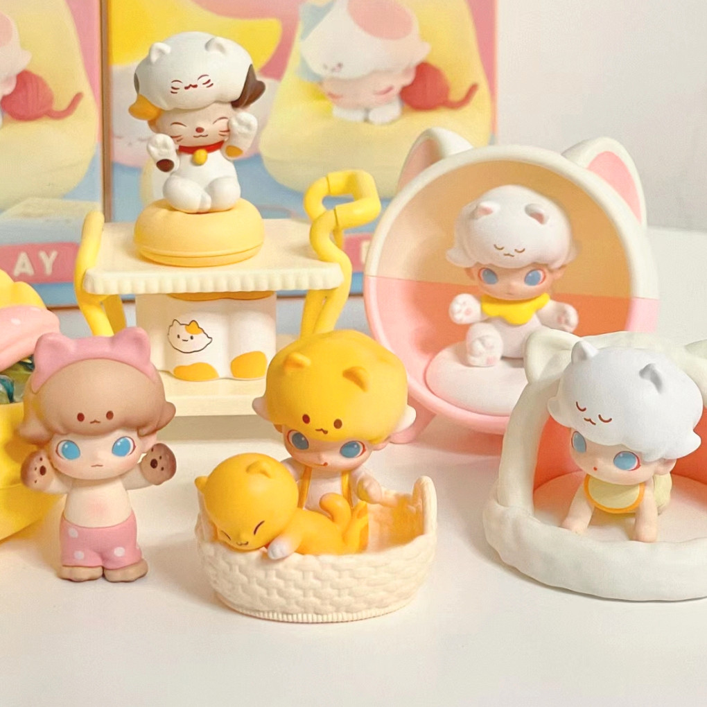 [ของแท้] Popmart Dimoo Cat Paradise Series Blind Box whole set secret ...