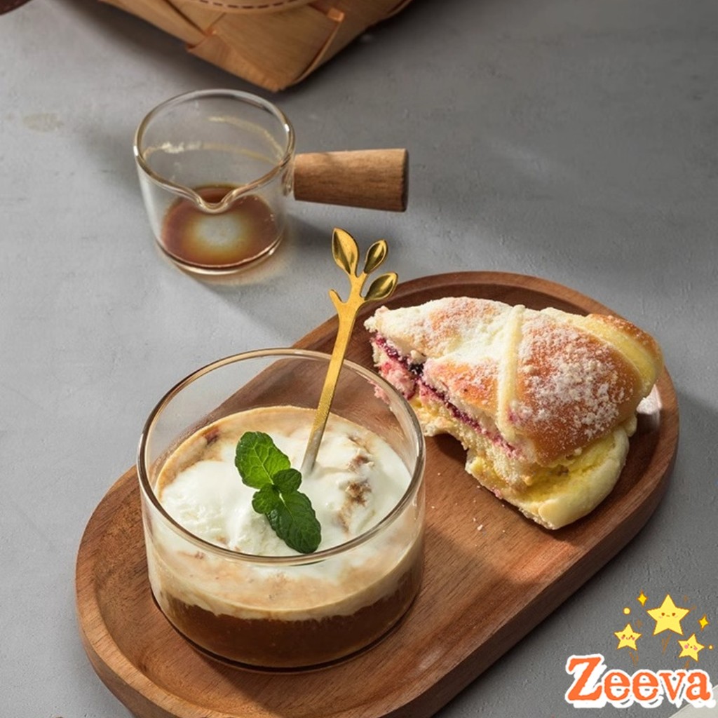 ZEEVA ถ้วยไอศครีม ถ้วยพุดดิ้ง ถ้วยขนม glass | Shopee Thailand
