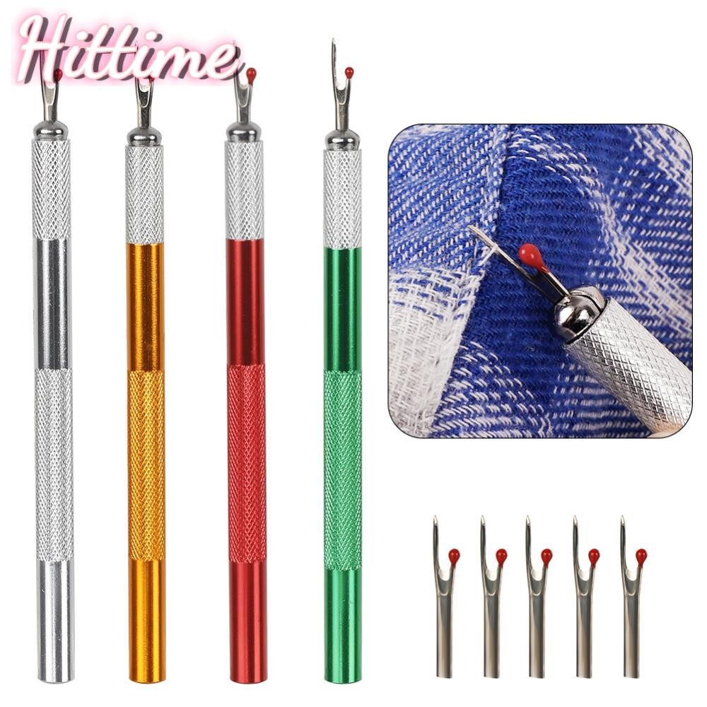 Hittime 1 ชุดตะเข็บ Ripper 5 ชิ้นเปลี่ยนหัวเย็บ Stitch ด้าย Remover ด้ายเย็บปักถักร้อยลบ ...