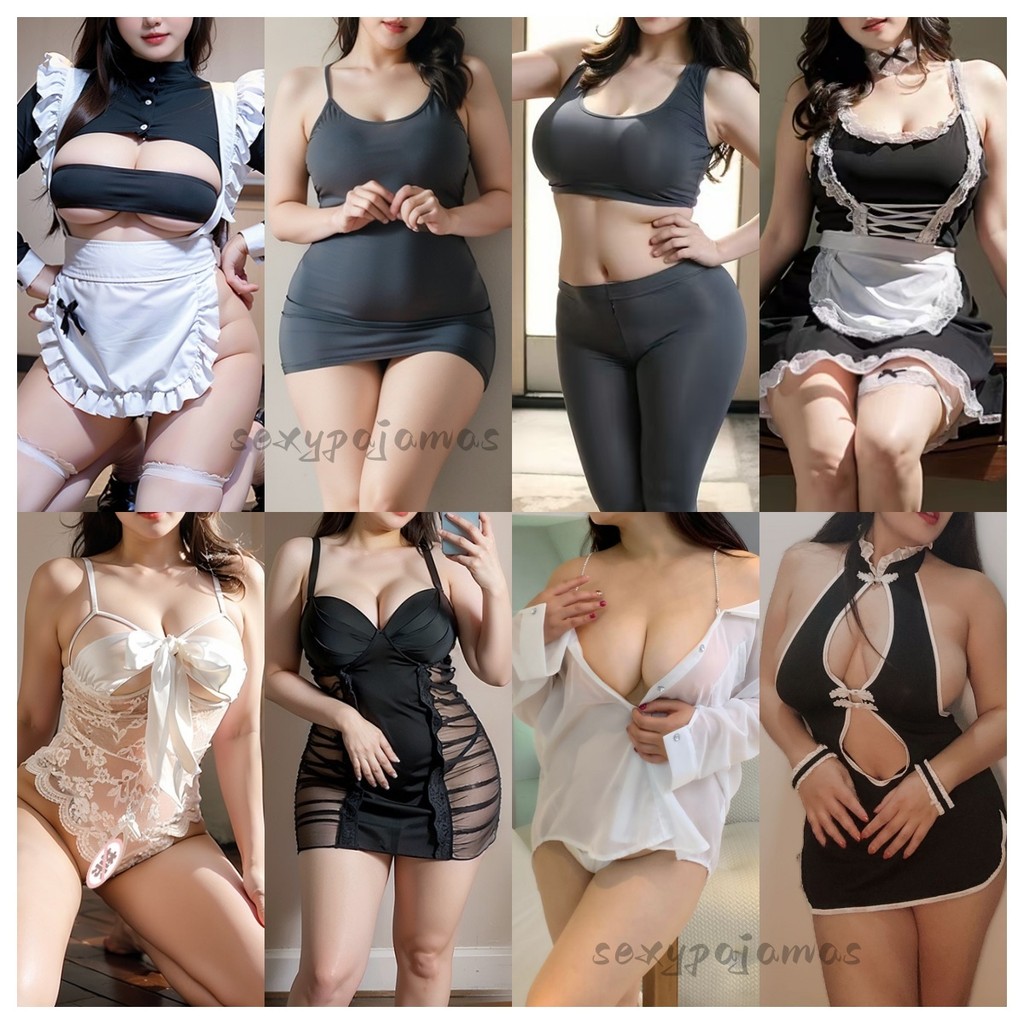 sexypajamas💗ส่งไวจากไทย💗 ชุดยั่วเย็ด ชุดคอสเพลย์ สาวอวบ ไซส์ใหญ่ หลายสไตล์ (大码） | Shopee Thailand