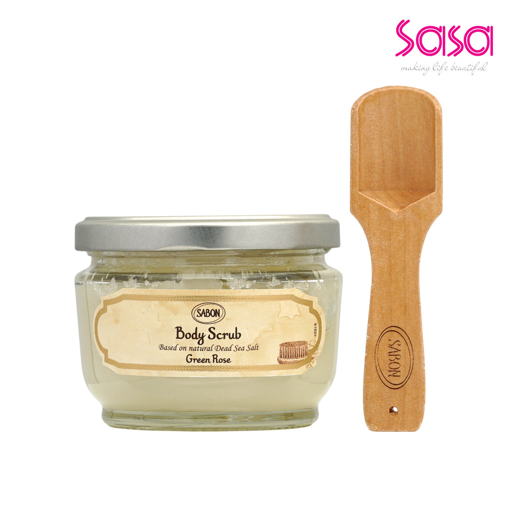 Sabon Body Scrub Green Rose 320g | Shopee Thailand