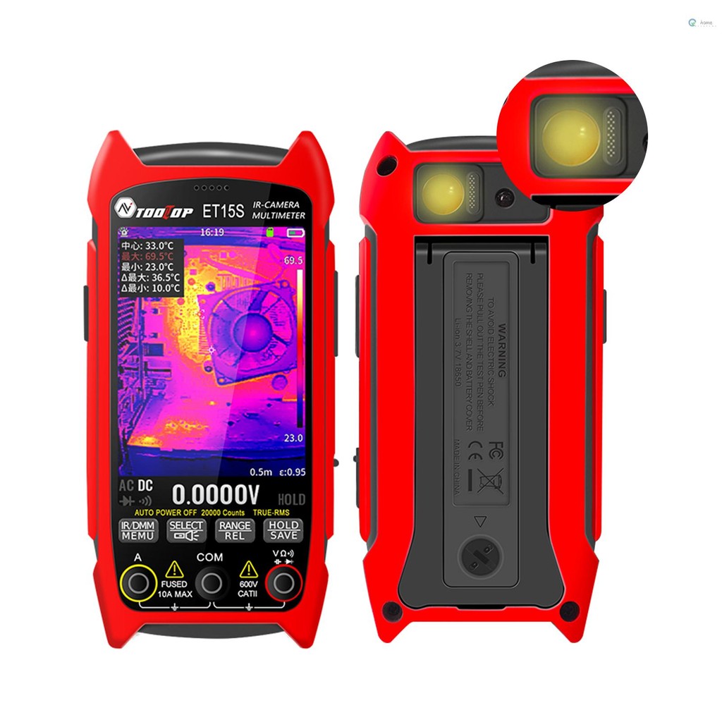 Thermal Imaging Multimeter with Macro Lens Handheld Multimeter 3.5 นิ้ว ...